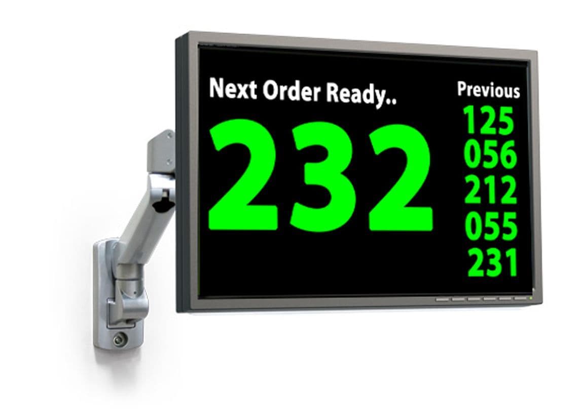 LED queue ticketing display system – Aflax Design